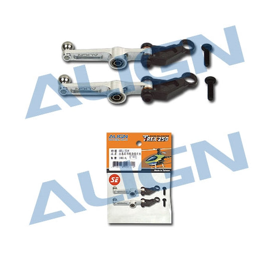 Align T-Rex 250 H25011AF Silver Metal Washout Control Arm | PowerHobby
