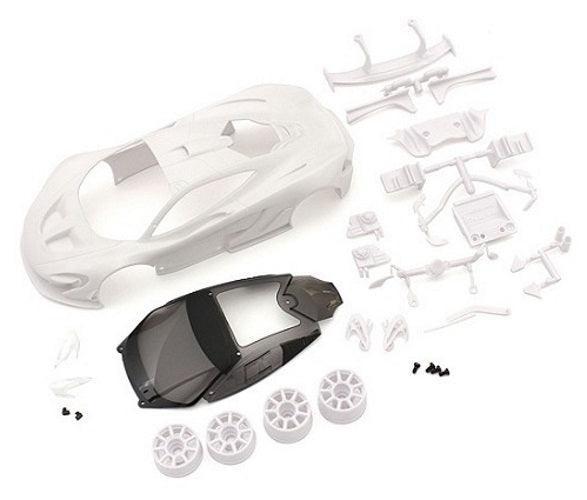 Kyosho McLaren P1 GTR Unpainted White Body Set (w/Wheel) For Mini-Z ...