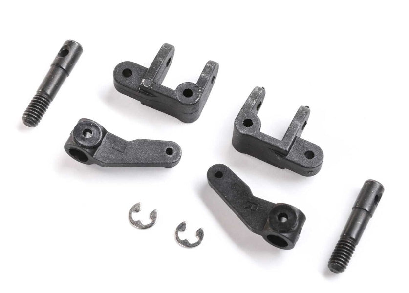 Losi LOS214021 Spindle Caster Block Front Axle Set Mini JRX2 | PowerHobby