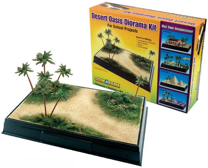 Woodland Scenics SP4112 N/HO Desert Oasis Diorama Train Scenery ...