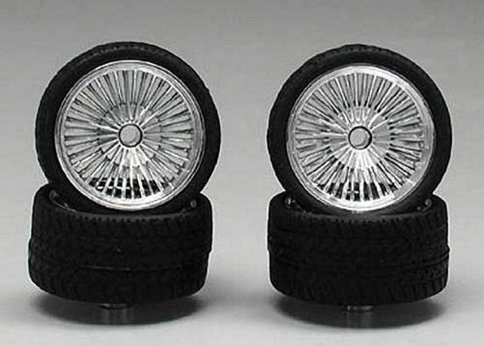 Pegasus Hobbies 1296 Chrome 19" DZ's Rims w/Low Profile Tires Plastic ...