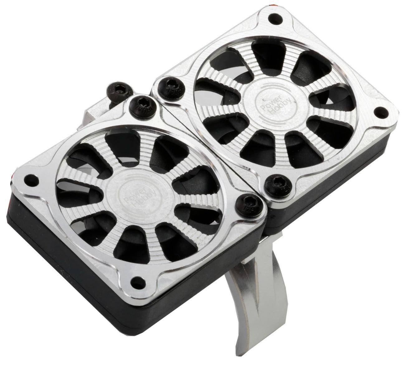 Powerhobby 1/5 Aluminum Heatsink Dual High Speed Cooling Fans w/Cover ...