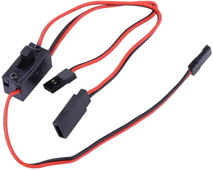 Powerhobby RC 3 Way Switch Receiver Battery On/Off w JR & Futaba Lead ...