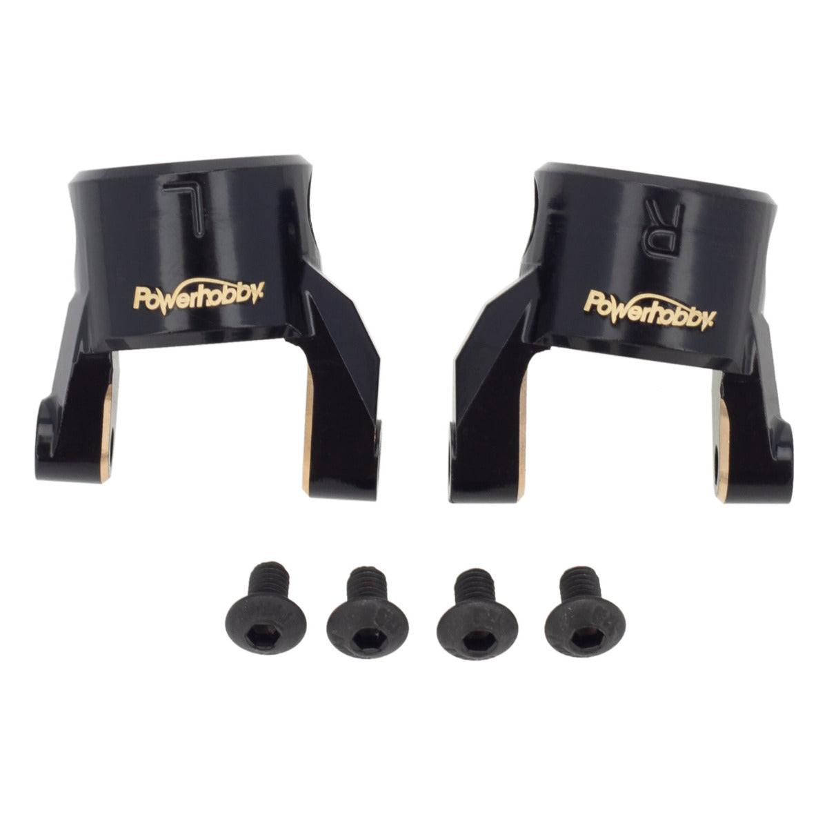 Powerhobby Brass C Hub Carrier Set Axial SCX10 PRO | PowerHobby