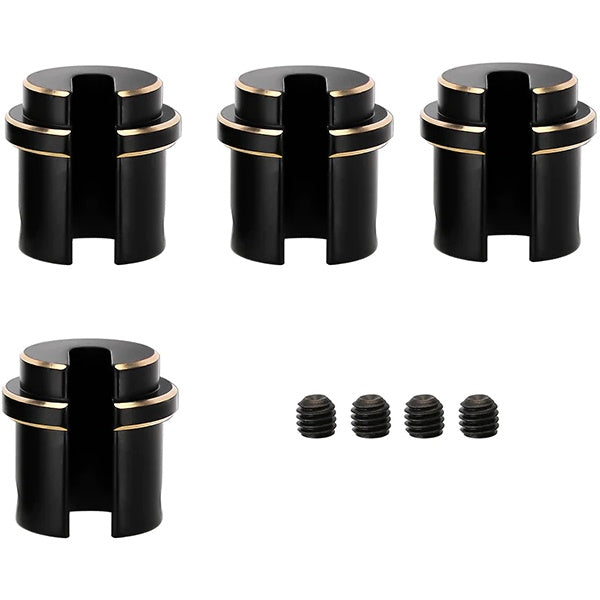 Powerhobby Black Brass Shock Lower Spring Retainer Axial SCX10 PRO ...