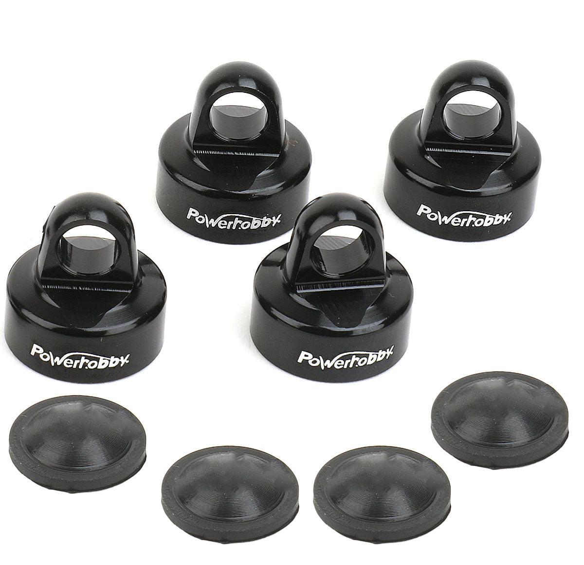 Powerhobby Aluminum Shock Caps (4) XTREME X-Maxx Shocks | PowerHobby
