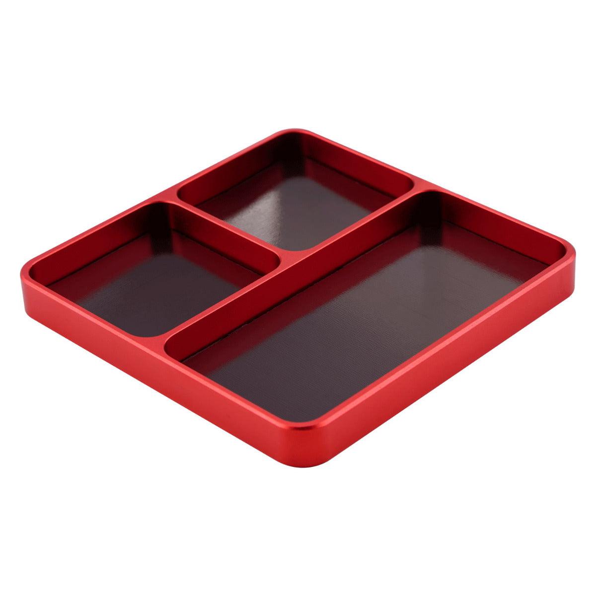 Powerhobby Metal Screw Tray w Magnetic Pad Holder Red | PowerHobby