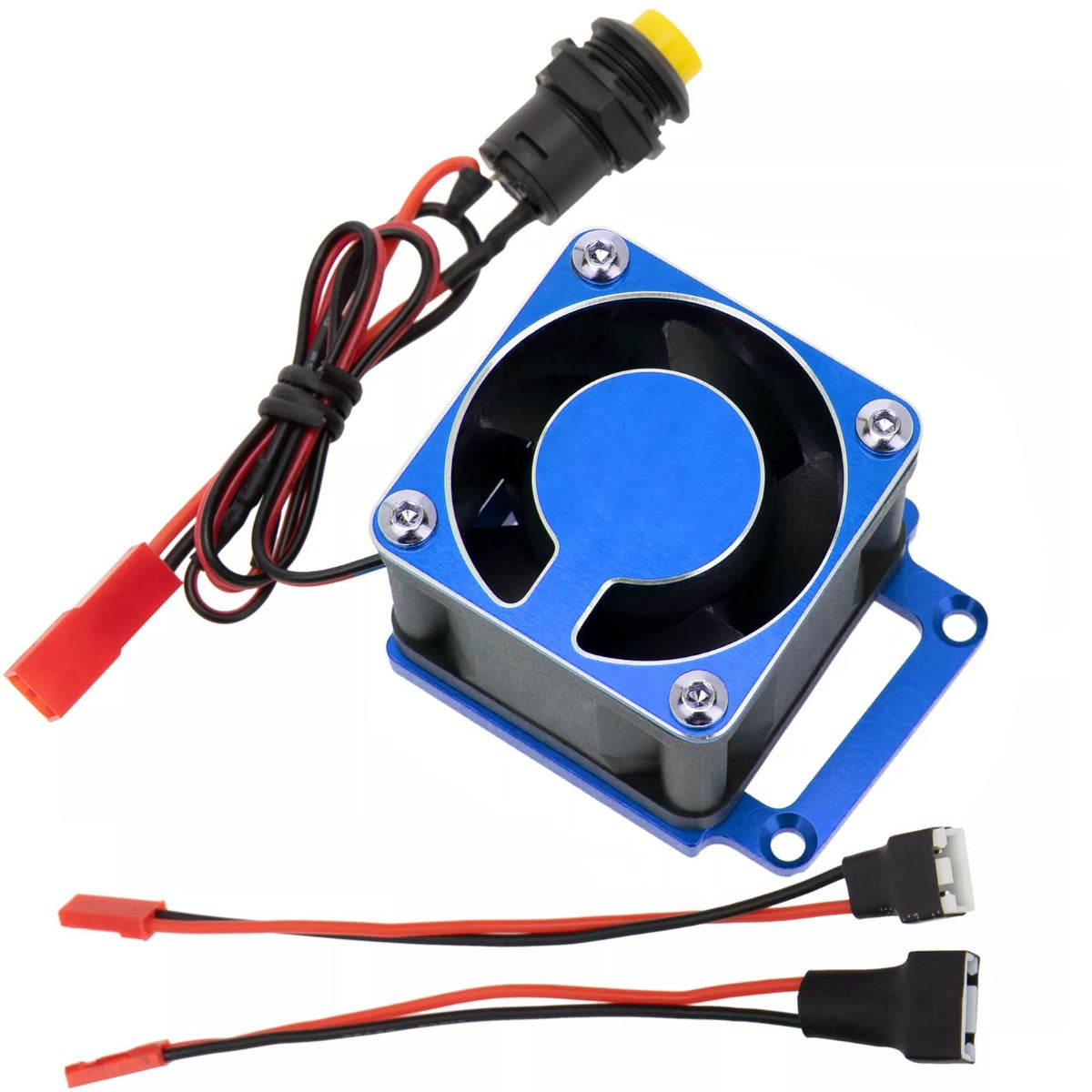 Powerhobby High Speed Motor Fan 40mm Aluminum Mount Blue FITS Traxxas ...