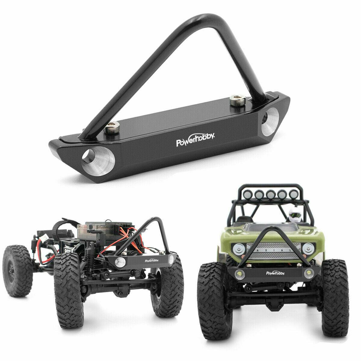 Powerhobby Axial SCX24 Deadbolt Jeep Aluminum Front Bumper | PowerHobby