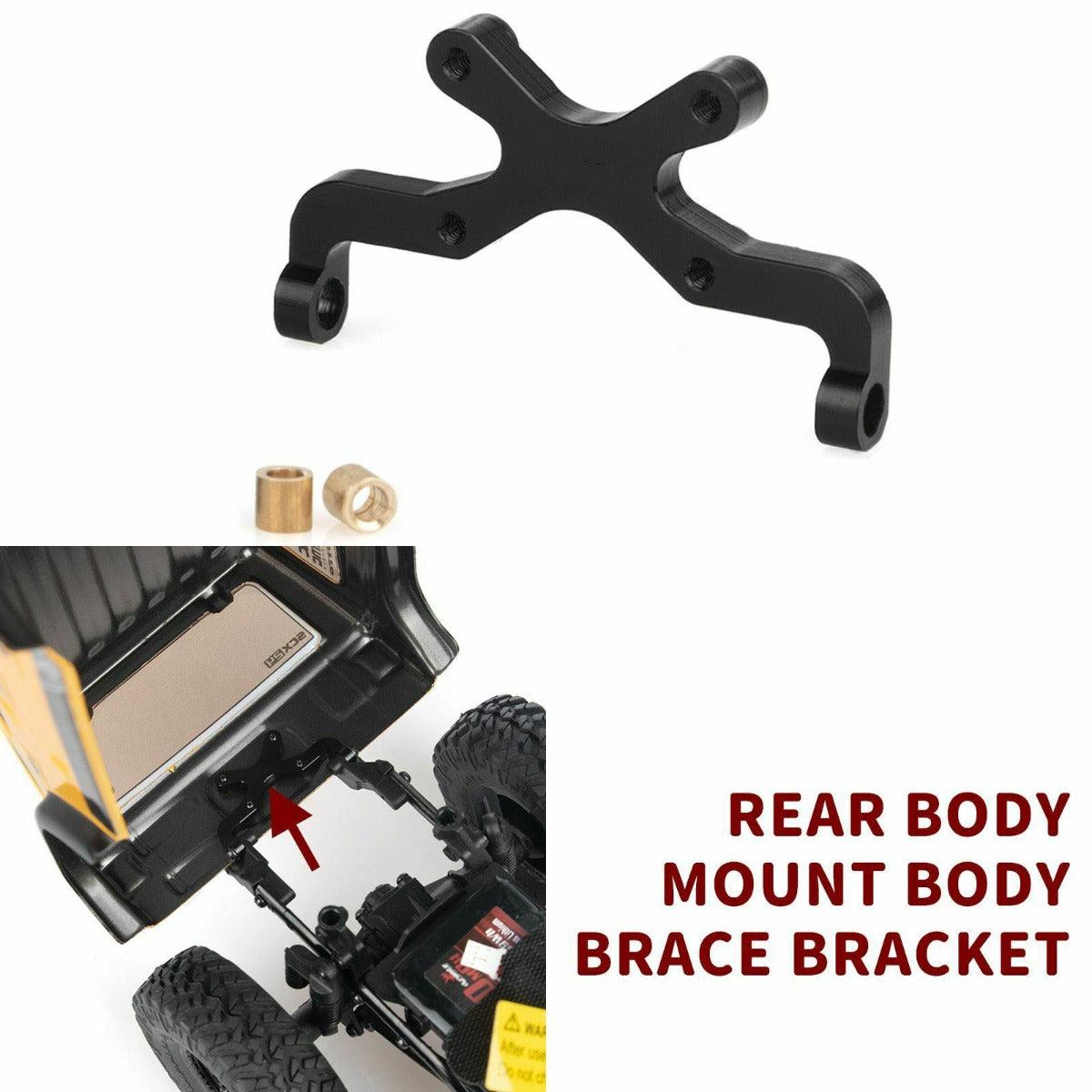 PowerHobby Axial SCX24 JUL Jeep Aluminum Rear Body Mount | PowerHobby