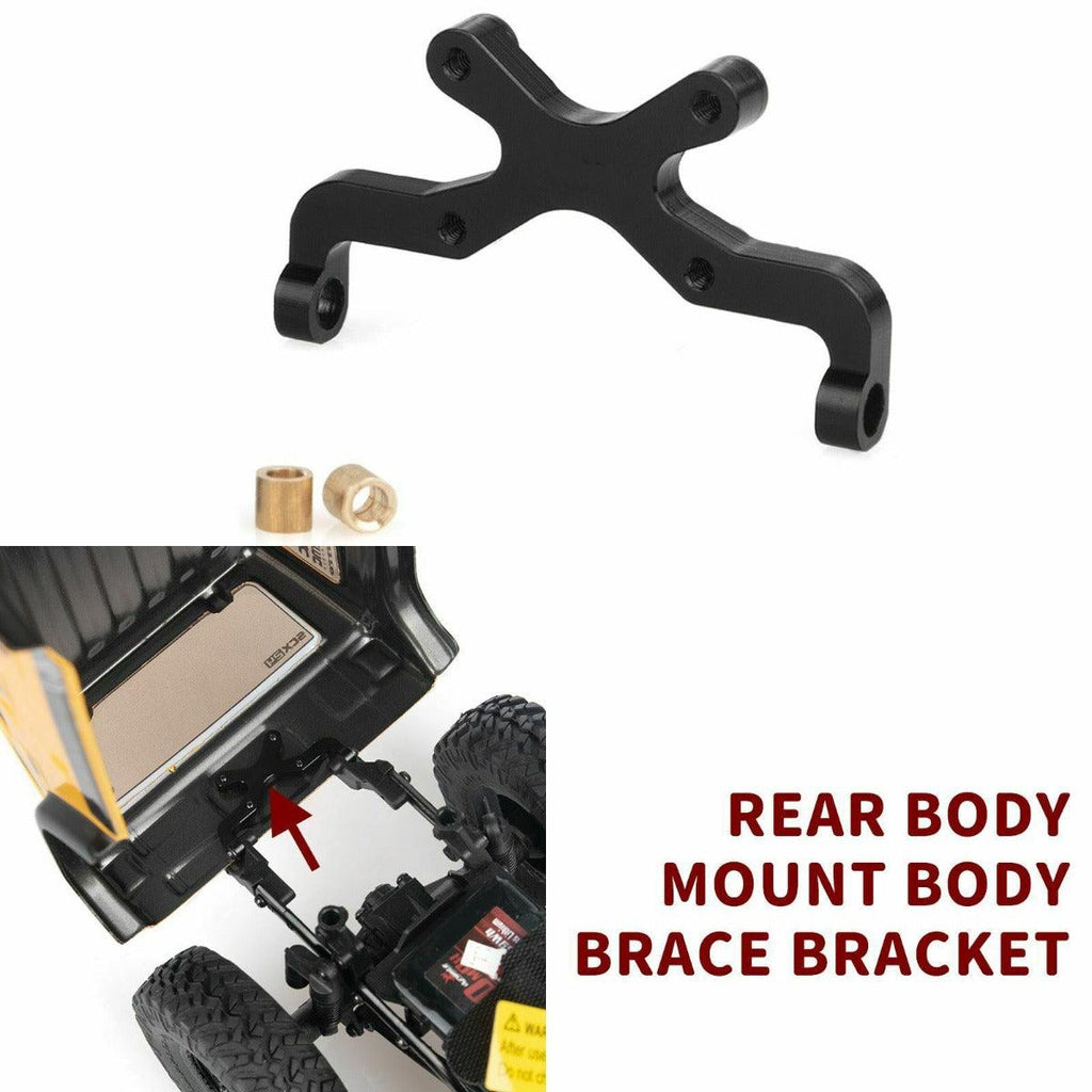 PowerHobby Axial SCX24 JUL Jeep Aluminum Rear Body Mount | PowerHobby