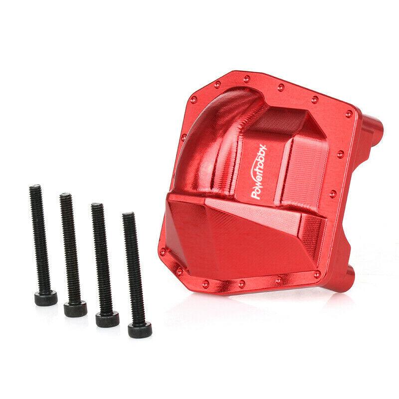 Powerhobby Axial SCX6 Front Rear Aluminum Differential Diff Cover - Red ...