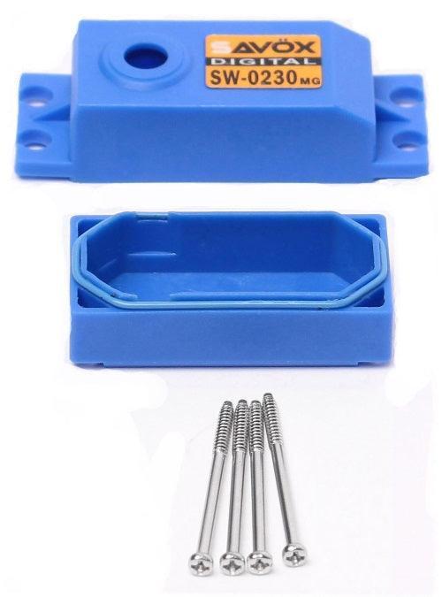 Savox SW0230MG Top & Bottom Servo Case w/ 4 Screws | PowerHobby
