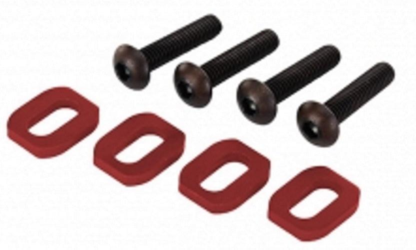 Traxxas 7759R Washers Motor Mount Aluminum (Red-Anodized) (4)/ 4x18mm ...