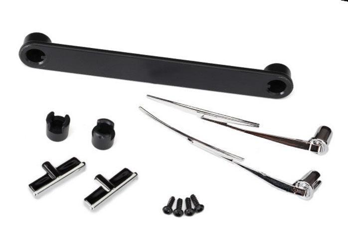 Traxxas 8075 Door Handles Left & right /Windshield Wipers /Retainers ...