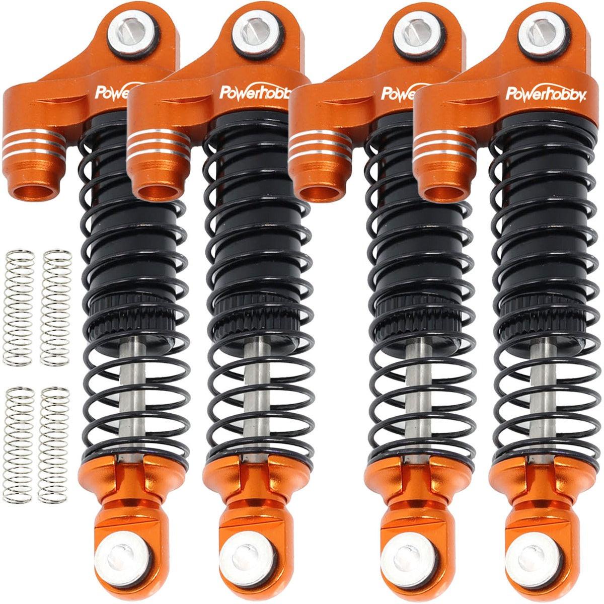 Powerhobby Aluminum 51mm Long Travel Shocks Orange FOR Traxxas TRX-4M ...